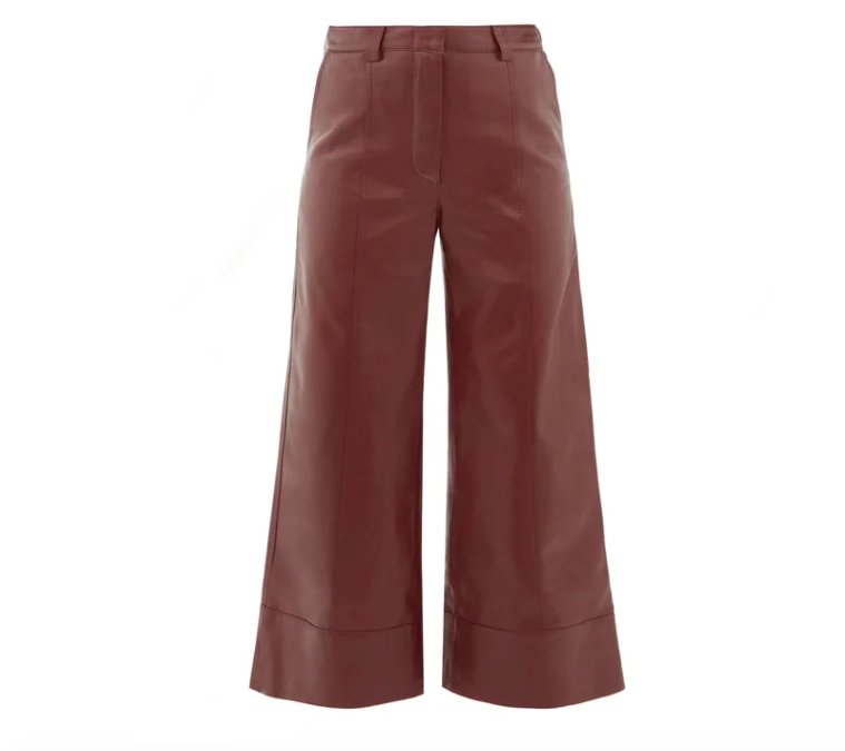 Fall trends: wide-leg leather pants - Cheryl Shops