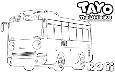 Tayo The Little Bus Coloring Pages Page Pdf Sketch Coloring Page