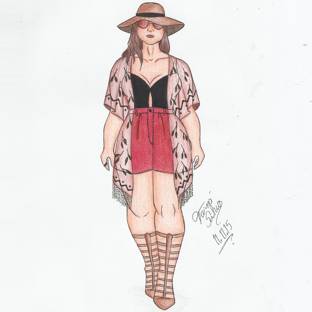 CROQUIANDO LOOK BOHO - PLUS SIZE - Blog Croquiando Moda - TS Croquis