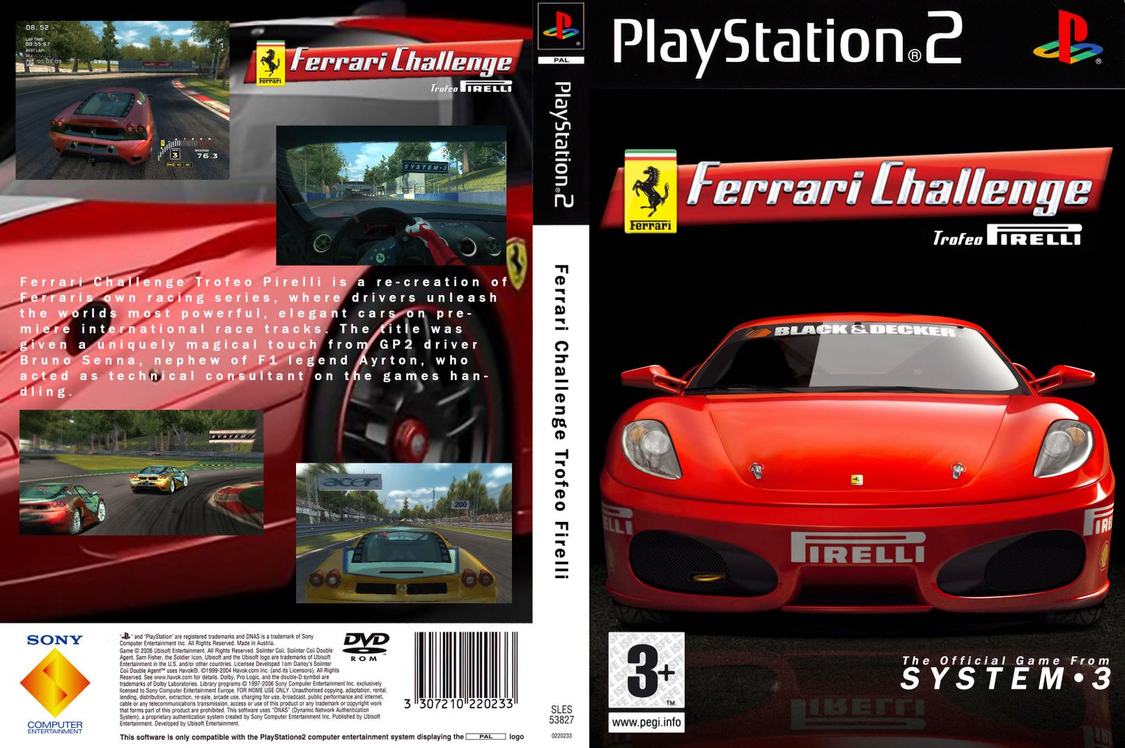 ADRENALINA JOGO DE PS2: FERRARI CHALLENGE