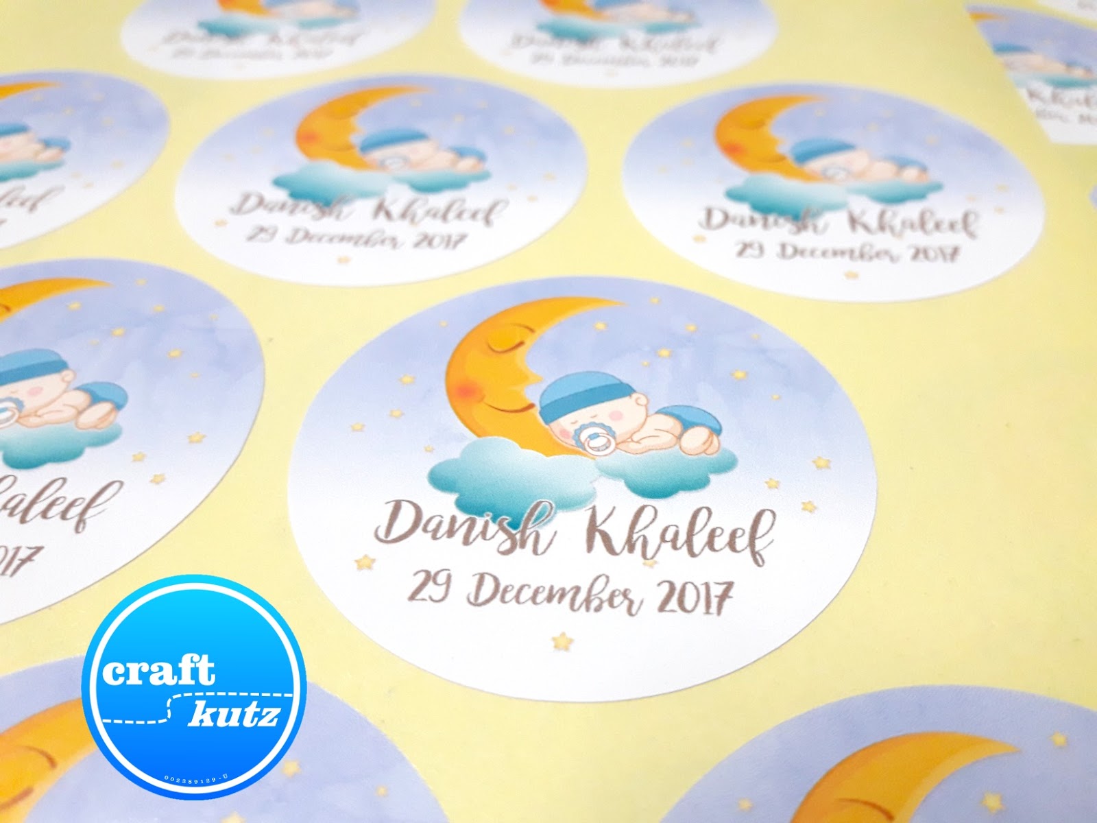 Celebrating Baby Arrival Sticker ~ Craft Kutz