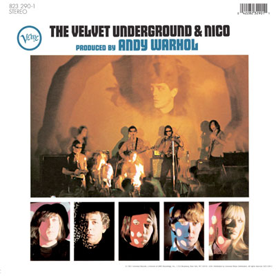 tonyface: Il retro copertina del primo album dei Velvet Underground