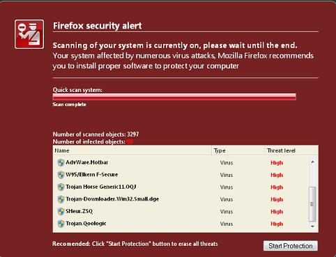 Malware at Stake: Firefox Fake AV Alerts - Malware Trigger