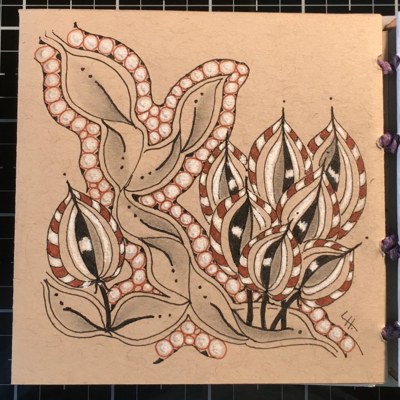 Tickled To Tangle: "It's a String Thing" #264 Tiles