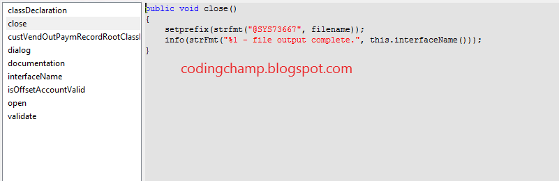 Coding Champ: Create Export File Format For Method of Payment in AX 2009 Coding Champ: Create Export File Format For Method of Payment in AX 2009