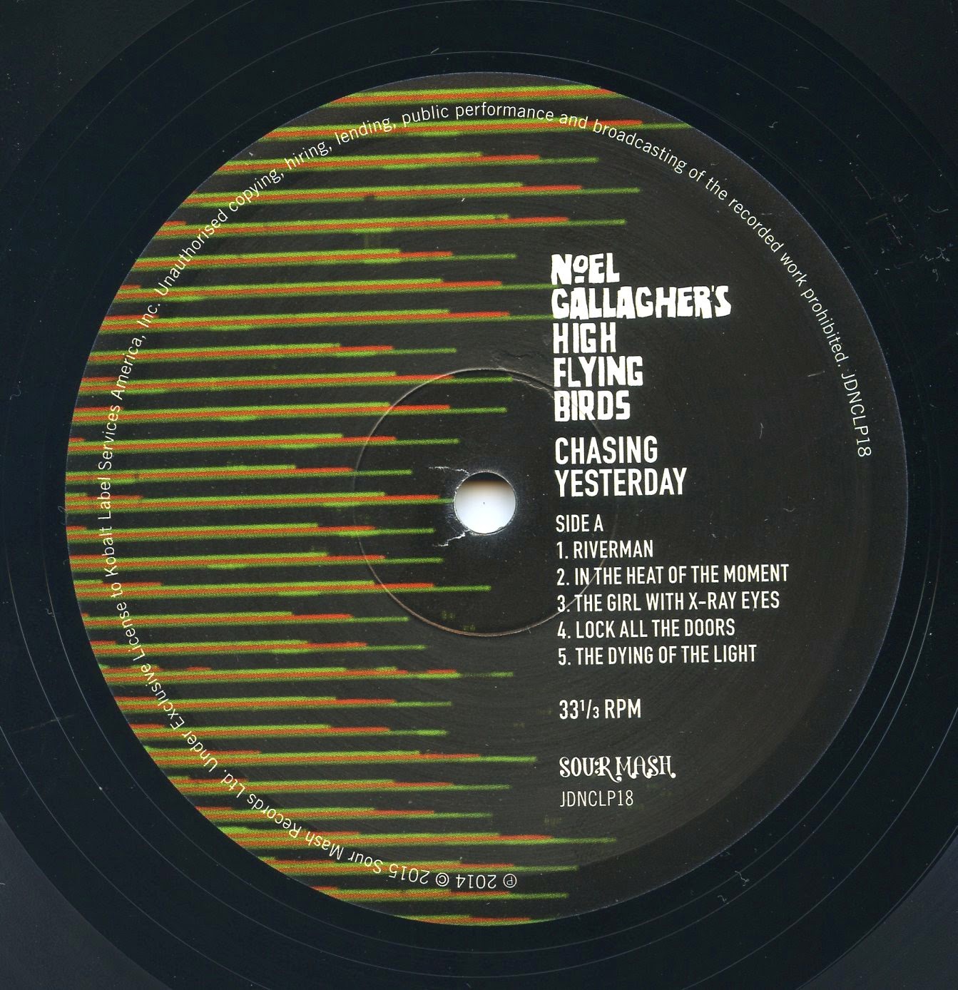 High Flying Birds Collector: Album - Chasing Yesterday (Vinyl/LP 12")