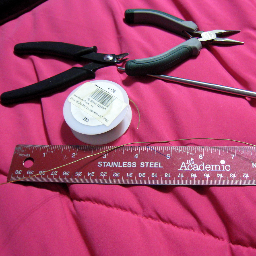 For the love of : Easy Peasy Wire Bead Tutorial