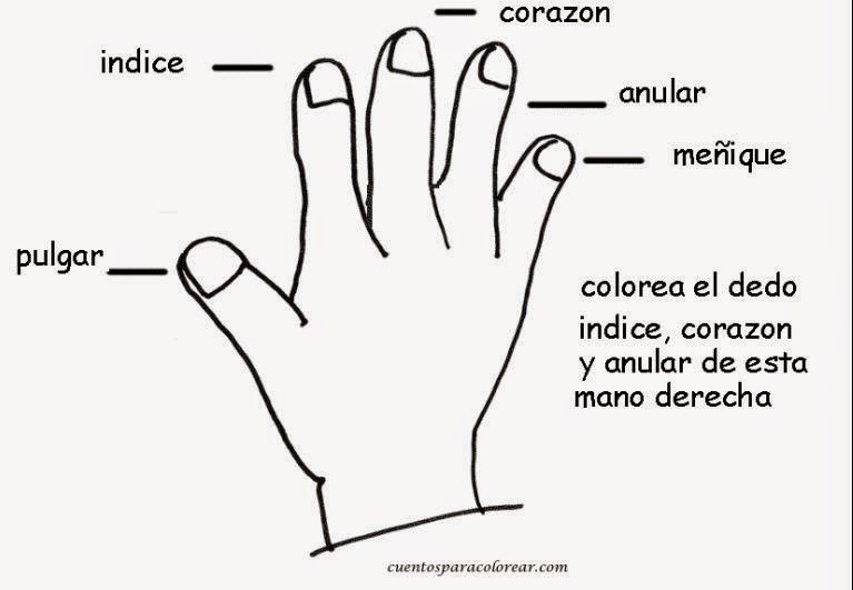 DIVERSIÓN Y APRENDIZAJE: Los dedos de la mano