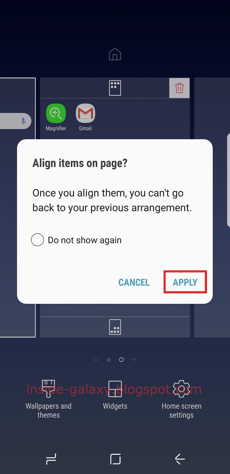 Inside Galaxy Samsung Galaxy S8 How To Auto Align Shortcuts On Home Screen In Android 7 0 Nougat inside-galaxy-samsung-galaxy-s8-how-to-auto-align-shortcuts-on-home-screen-in-android-7-0-nougat