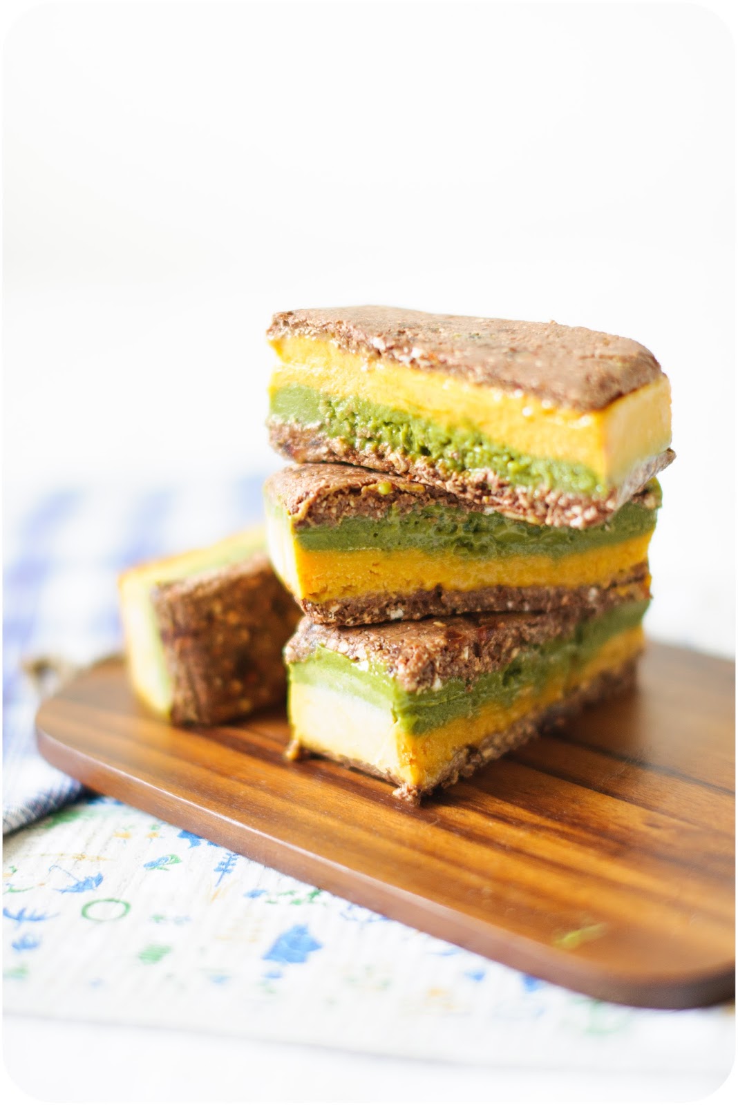 Raw Double Layered Nice Cream Sandwich | The Floral Vegan