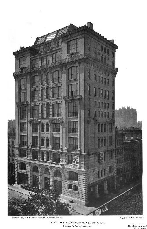 Beyond the Gilded Age: The Bryant Park Studio Building