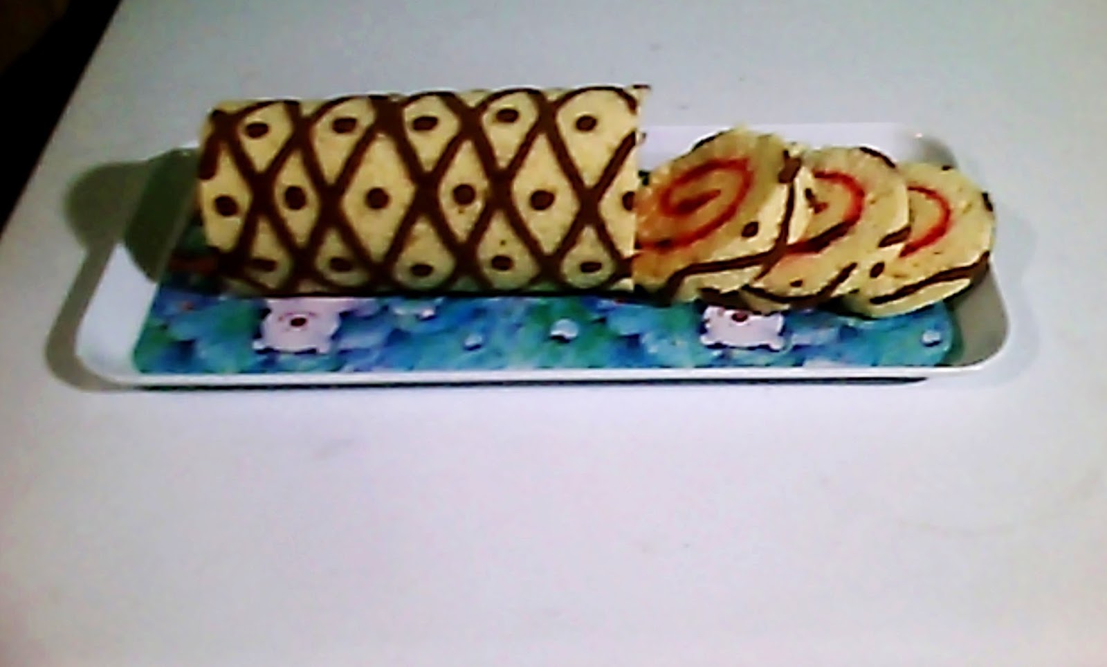 STELLA'S RECIPES: Homemade Patterned Swiss Roll