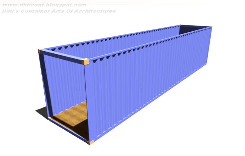 The Container Arts Of Architectures: 40'HC Structure 3D By dhil's