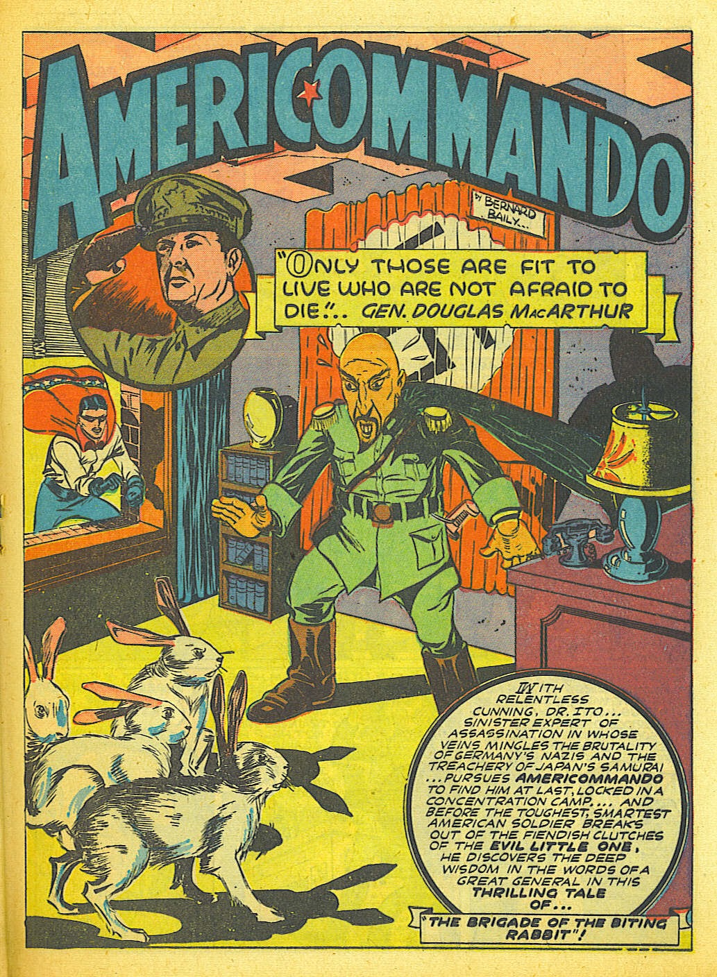 Four-Color Shadows: Americommando-Bernard Baily-1943