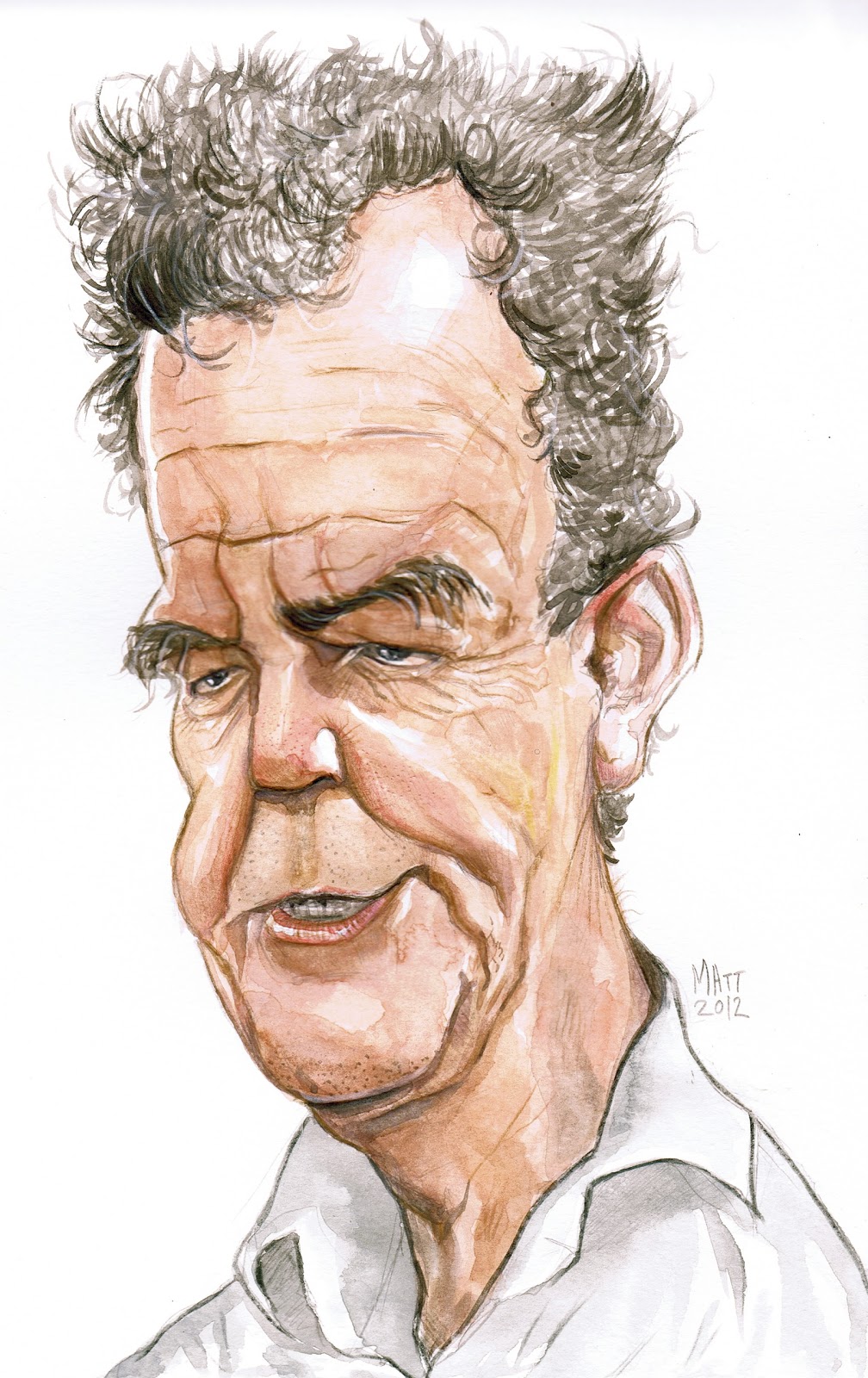 Matt Ryder Caricature: Jeremy Clarkson