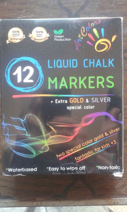 Paws On The Products: Neon Color Christmas Liquid Chalk Markers. 12 ...