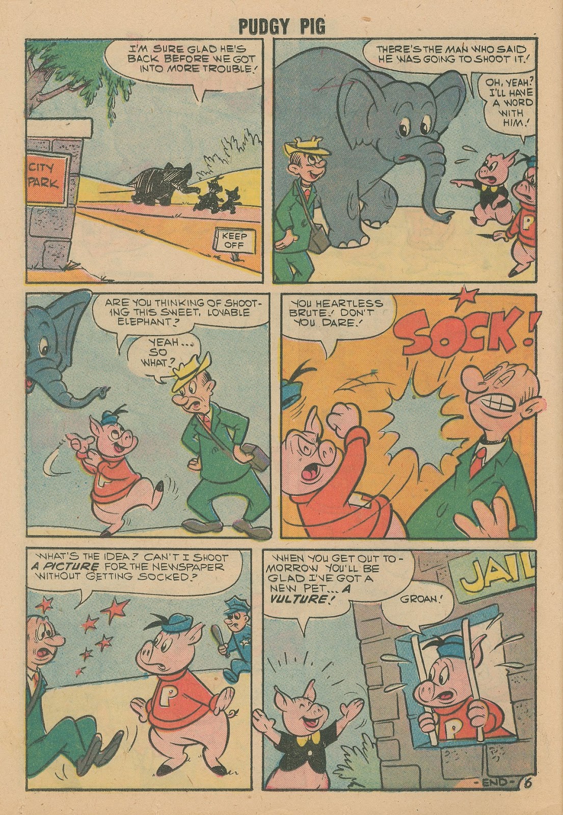 THE CHARLTON COMICS READING LIBRARY: PUDGY PIG #1 September 1958