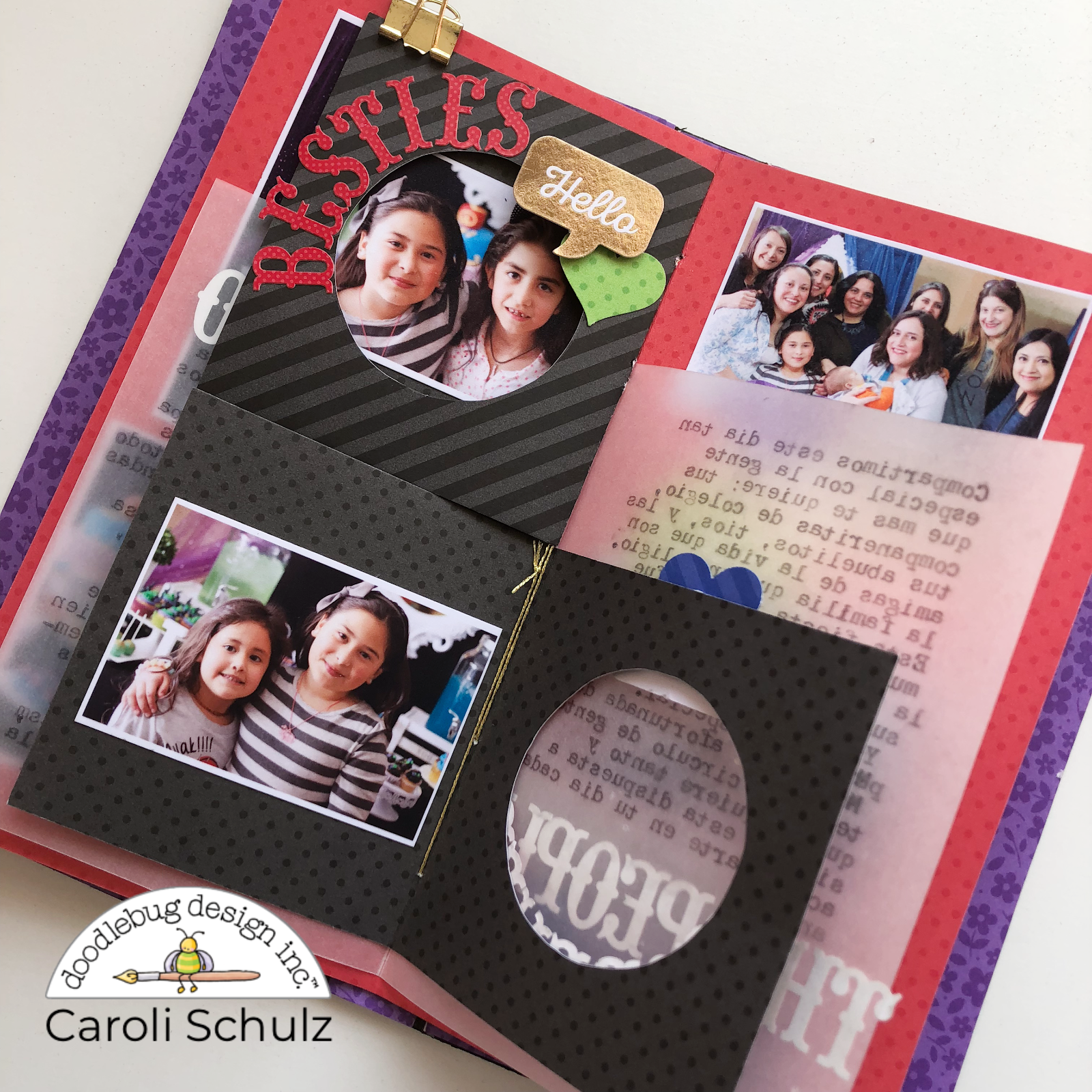Doodlebug Design Inc Blog: Petite Prints Mini Album | with Caroli