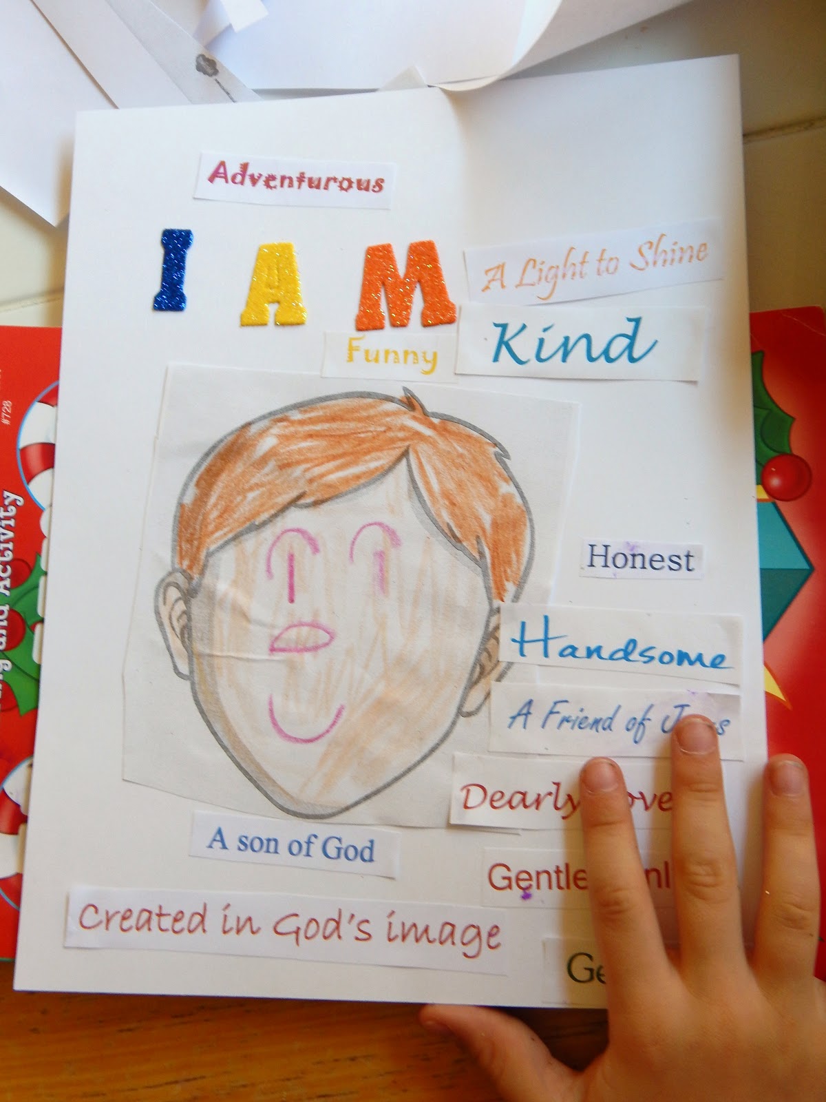 "I Am..." - A Self Worth Craft for Kids - Proverbs 31 Homestead