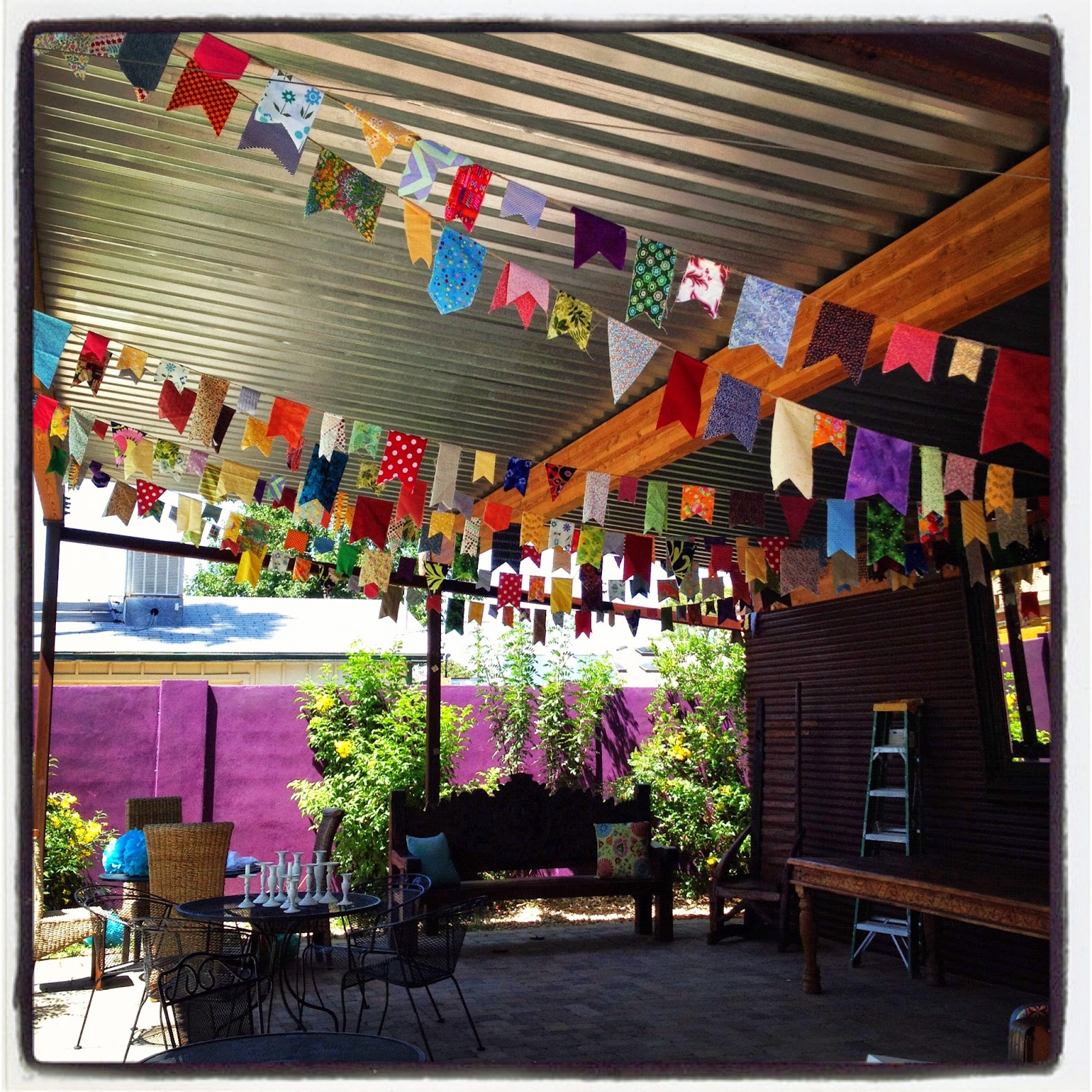 Mamie's Internship at TRUST: Decorating for a Country Fair Party