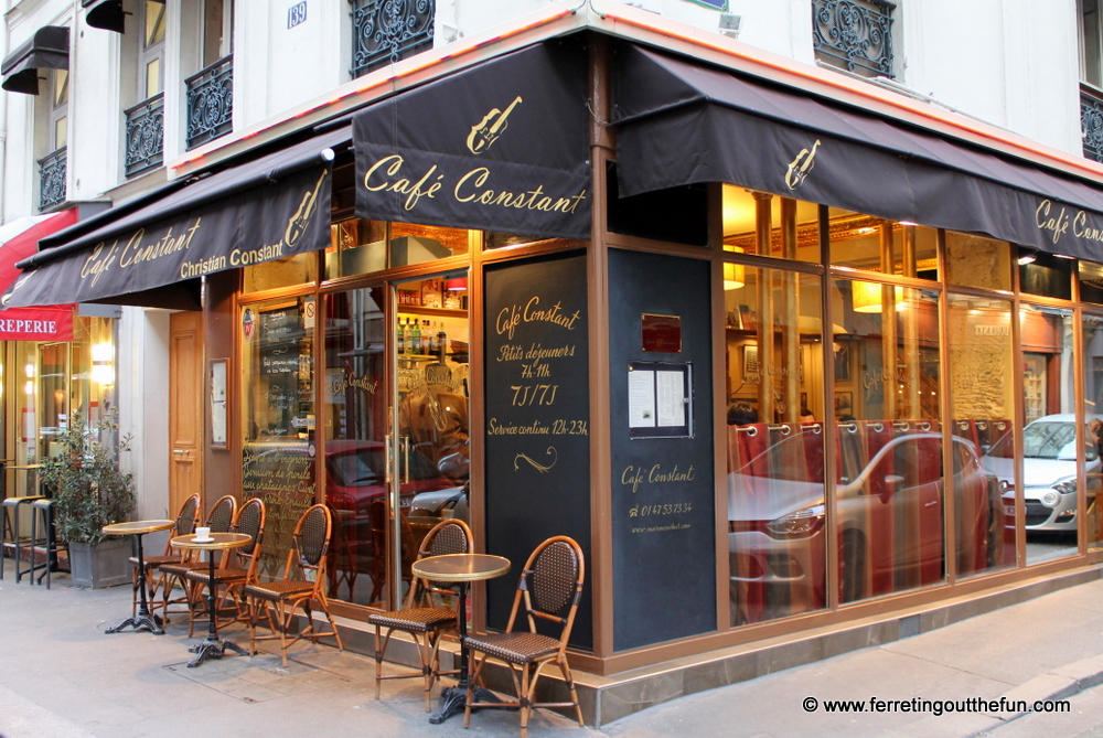 France Impressions: Cafe Constant - Near the Eiffel Tower - A lovely ...