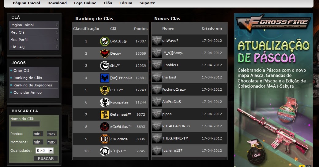 CROSSFIRE BRASIL : COMO ENTRAR EM UM CLAN (clã) ~ CrossFire Brasil ...