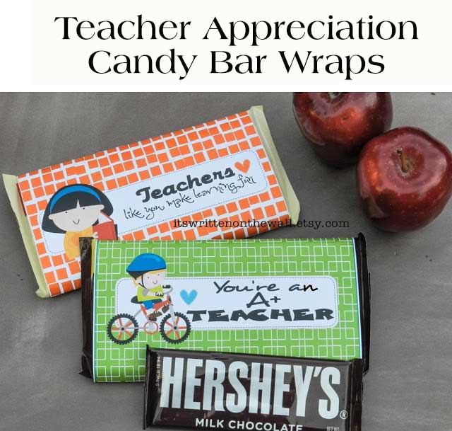 It's Written on the Wall: 10 Teacher Appreciation Gifts-Hershey Candy ...
