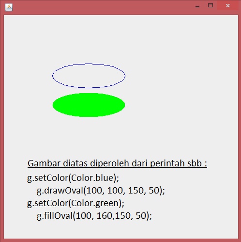 haidaroh blog: Lingkaran - drawOval - fillOval