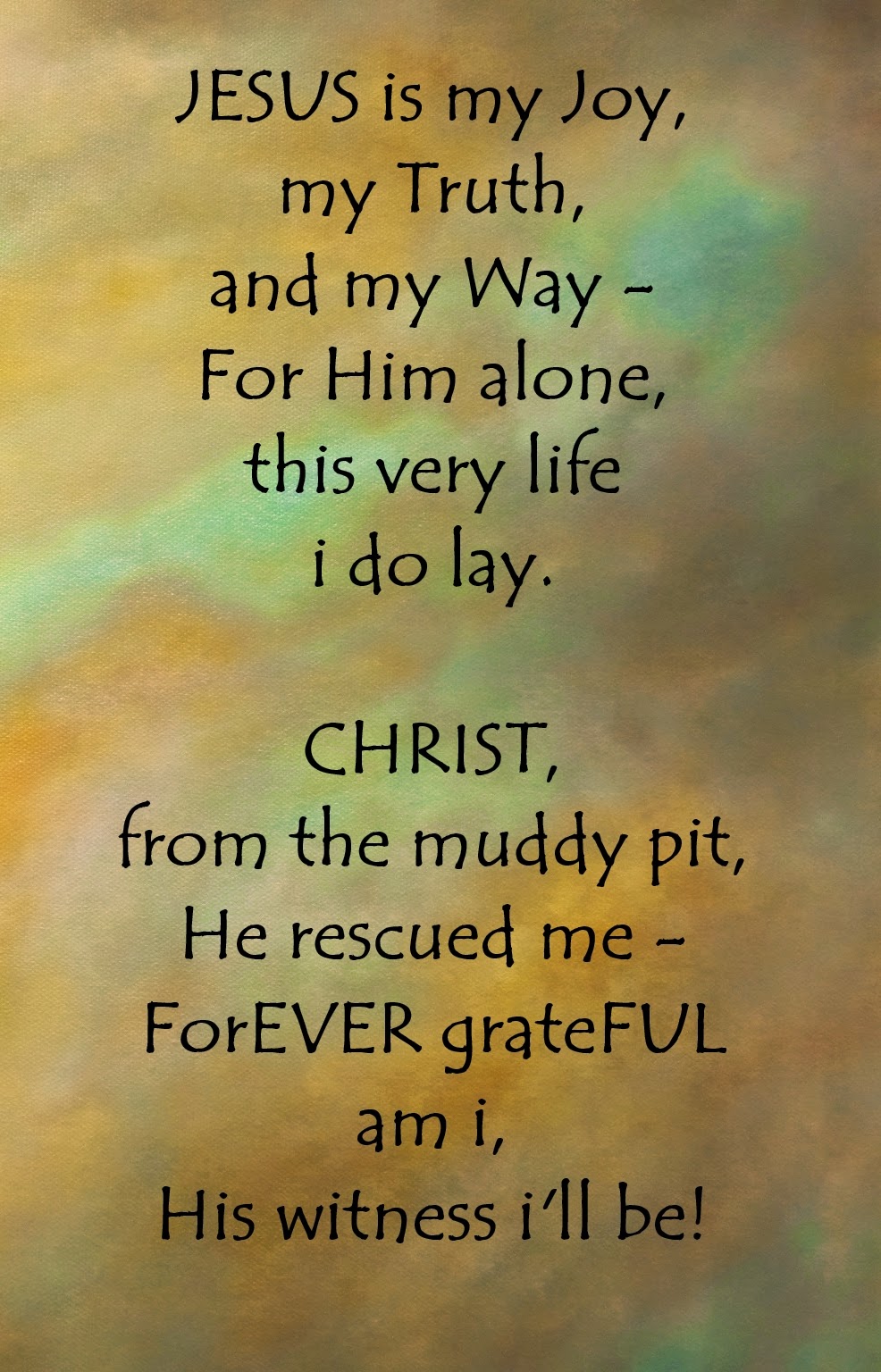 r L n -- really LOVE now! : POEMS For My BELOVED JESUS