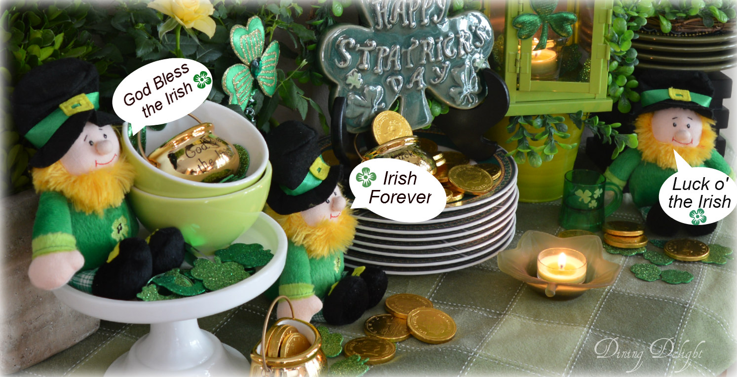 Dining Delight: St Patrick's Day Display