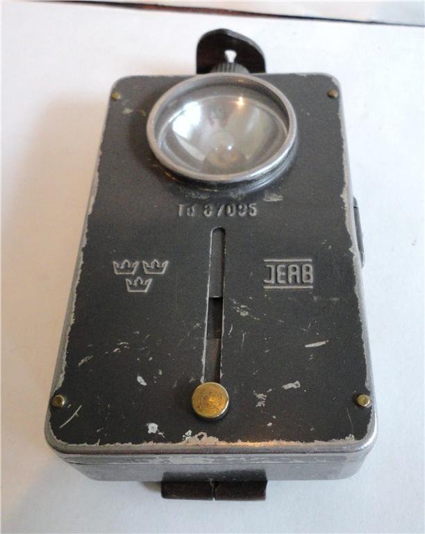 Webbingbabel: Swedish Army Flashlight JEAB Ficklampa Armen JEAB