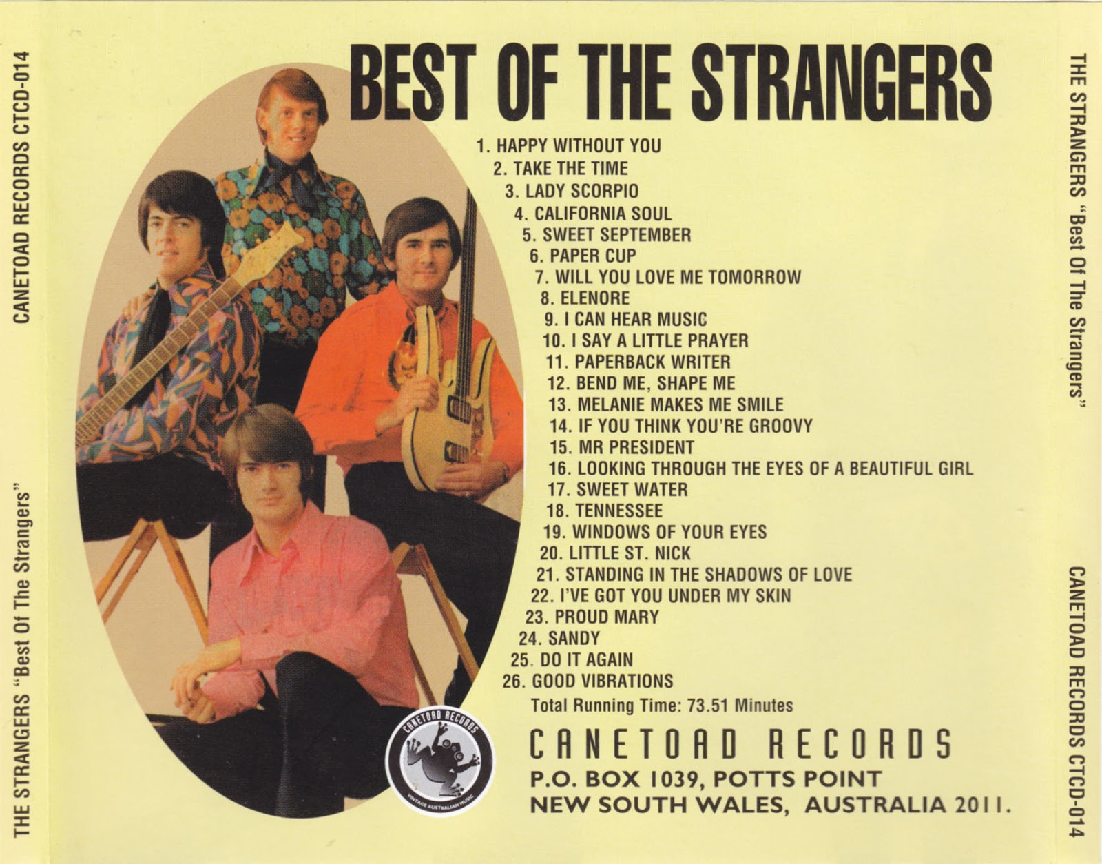 Pop On The Run: Late Sixties Pop From Australia: The Strangers - The ...
