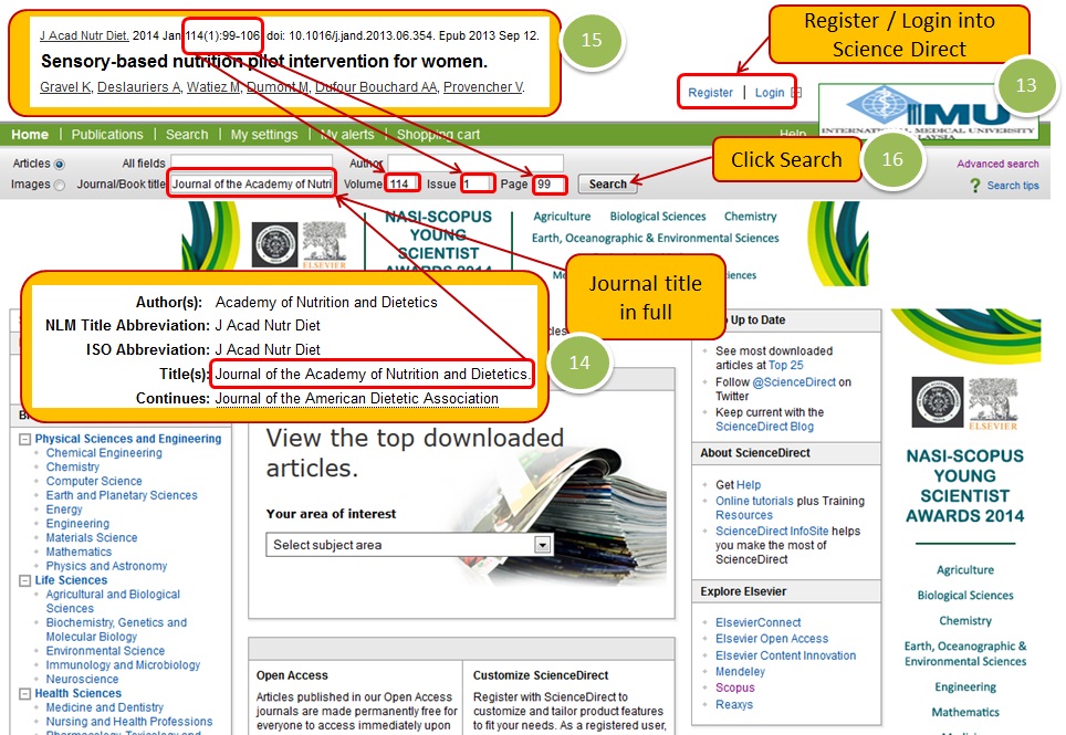 Sciencedirectcom Search Through Over 11 Million Science
