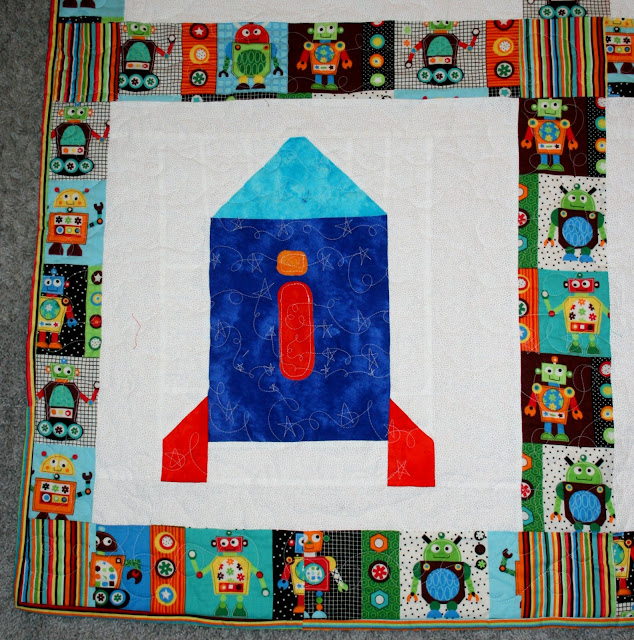 Robots and Rockets Quilt - Part 2 - Z's World
