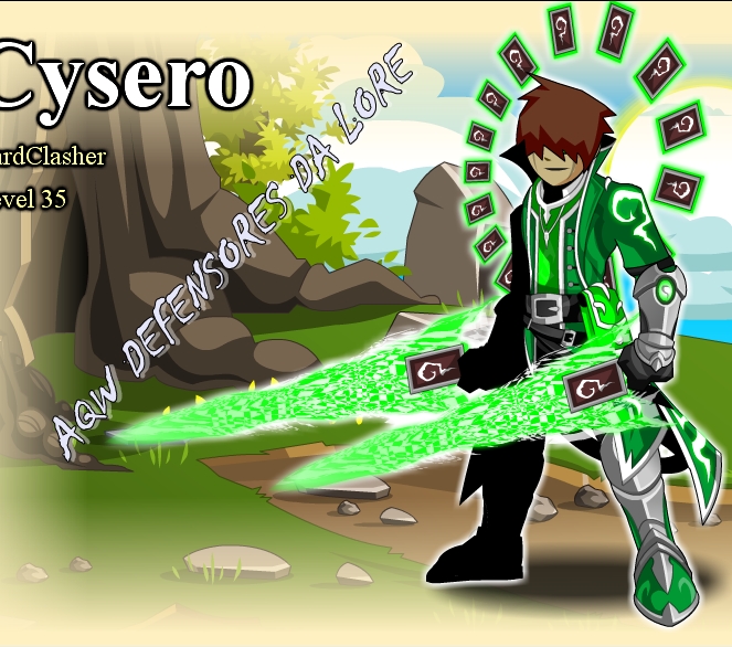 AQW Defensores da Lore: Card clasher!
