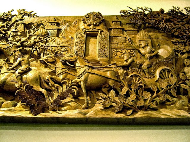 3d relief carving typical of Jepara ~ crafts and arts ideas