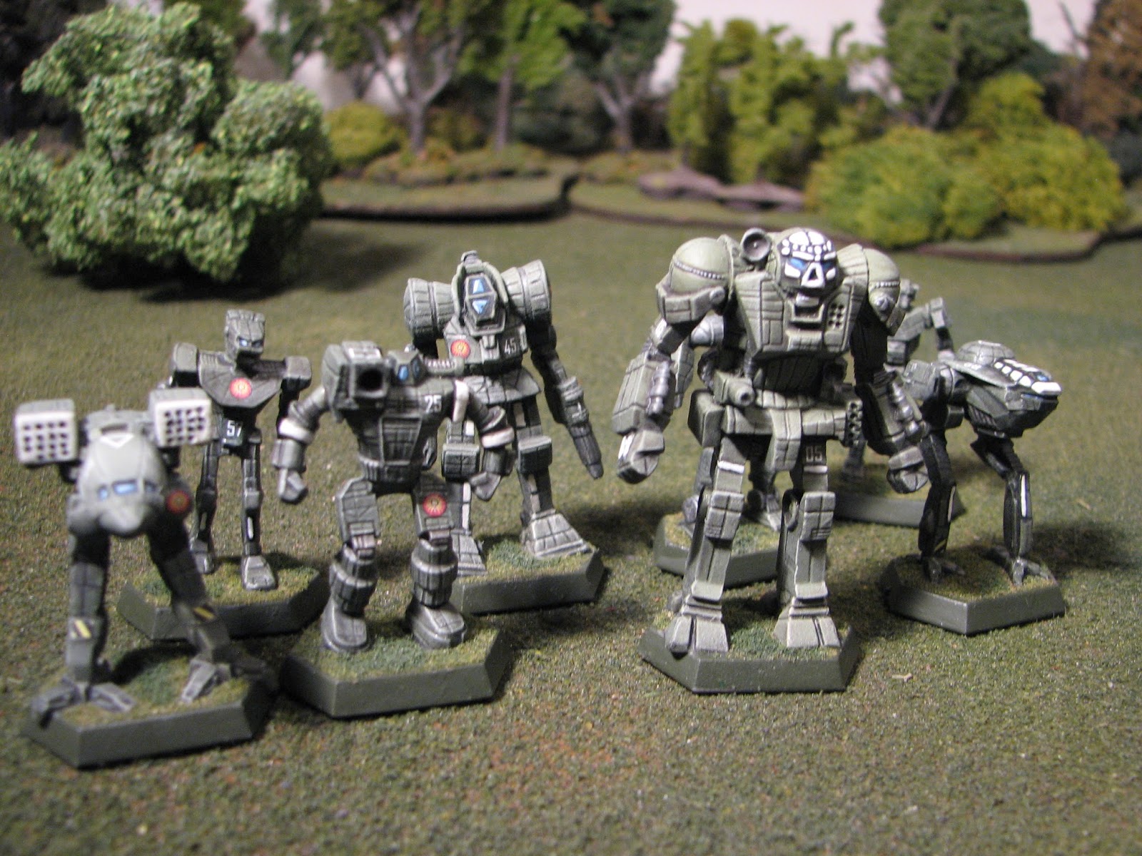 15mm Sci Fi Small Soldiers: Battletech House Davion Mechs Part 2
