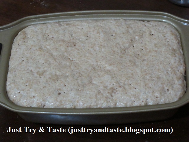 Resep Roti Gandum Tanpa Ulenan (100% tepung gandum utuh) | Just Try & Taste