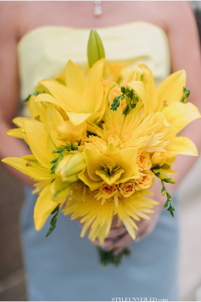 Yellow Wedding Flowers Details ~ wedding flowers ideas