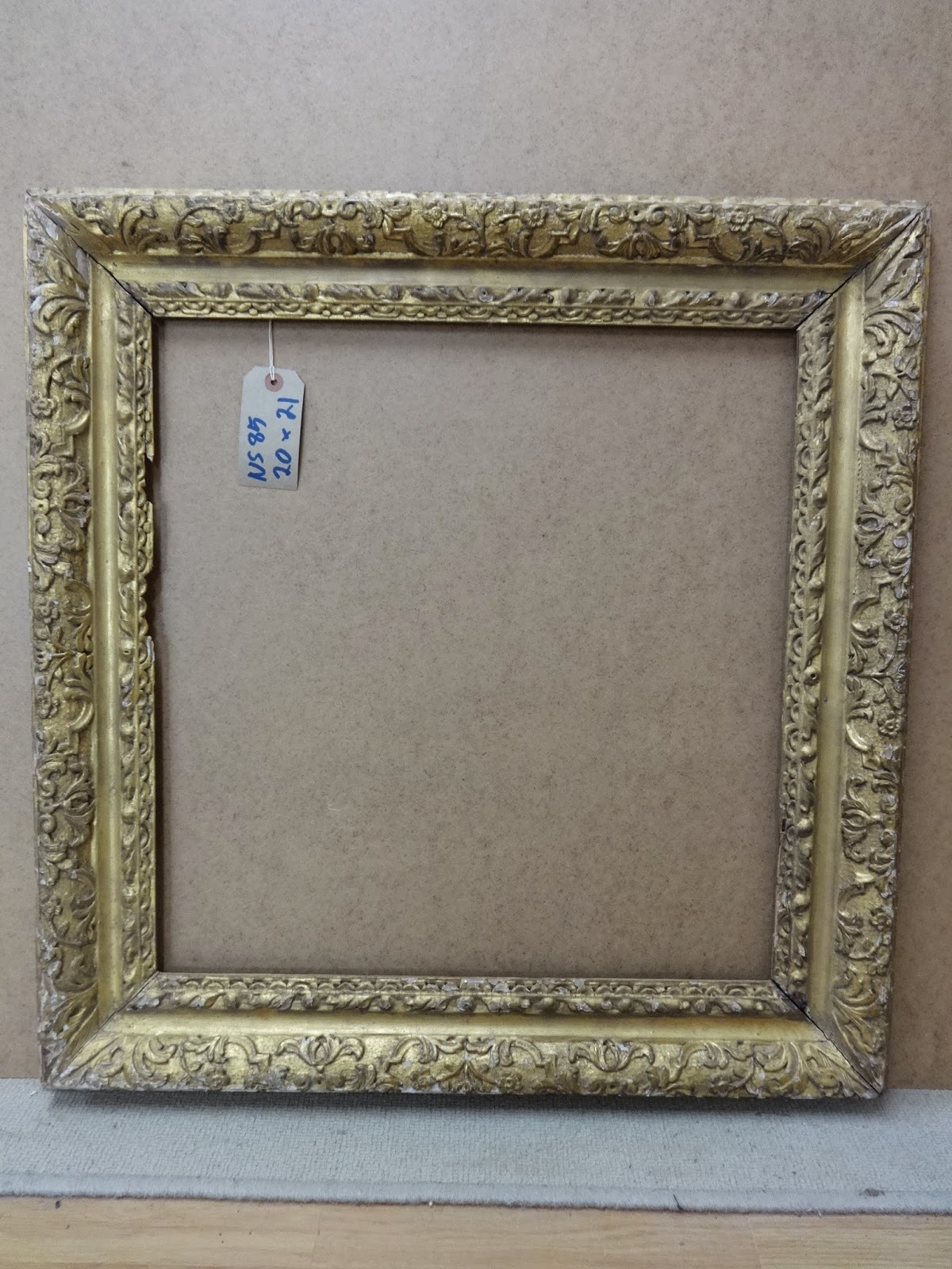 Antique Frame Sale: A 17th Century Carved English Louis XIII Frame