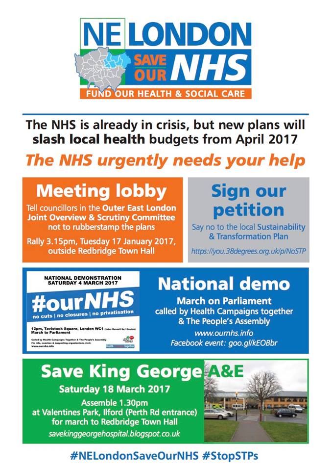 NE London Save our NHS