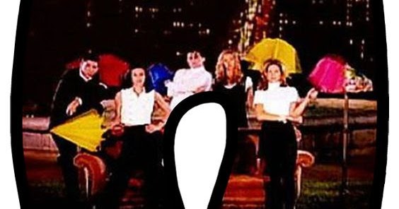 Friends Sitcom Letter. Abecedario de la Serie Friends. - Oh my Alfabetos!