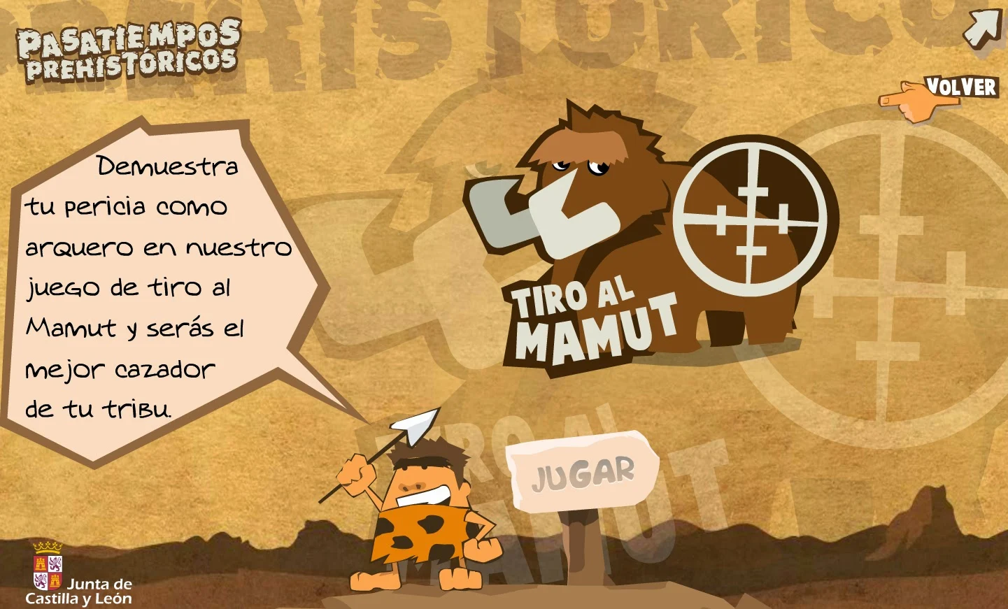 PASATIEMPOS PREHISTORICOS: Juegos interactivos acerca del hombre primitivo