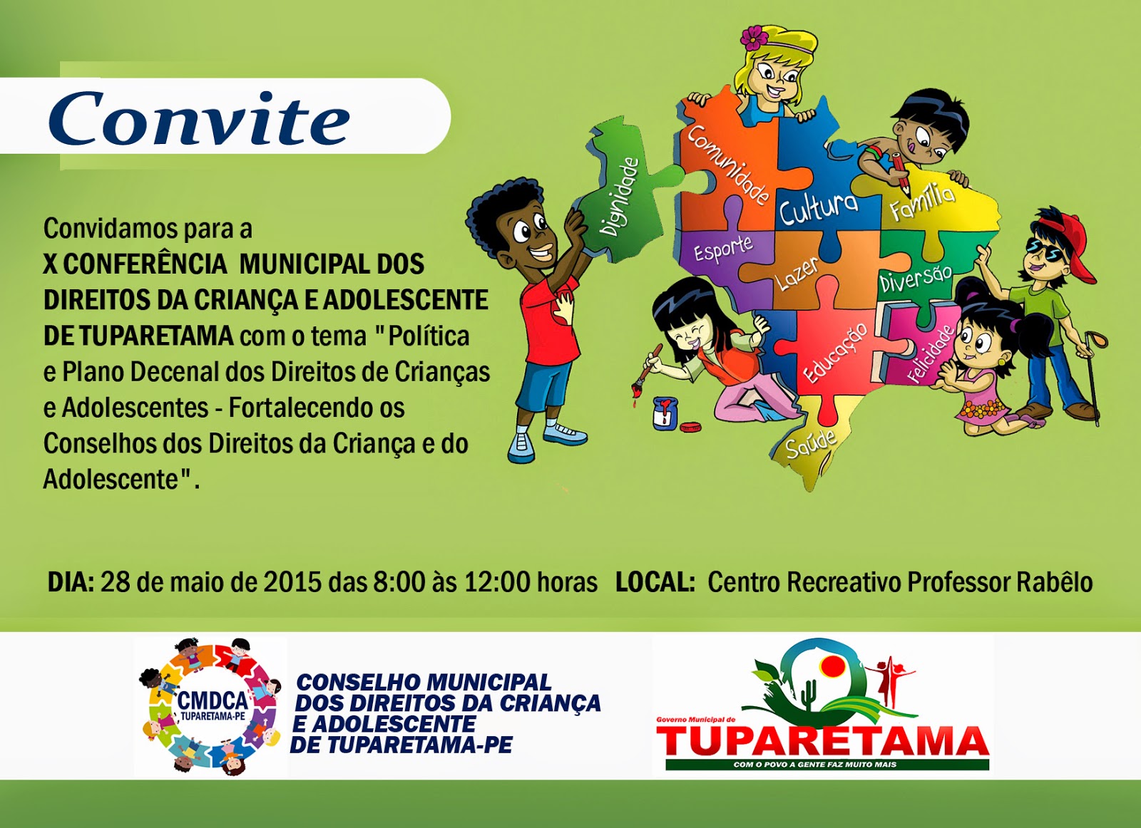 Blog Do Governo De Tuparetama Convite