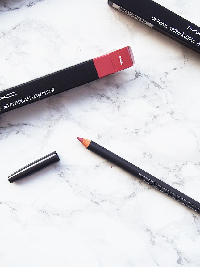 Apsxo Mac Lip Liners Dervish Stripdown And Burgundy