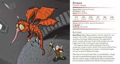 D&D Basic Monsters: Stirge