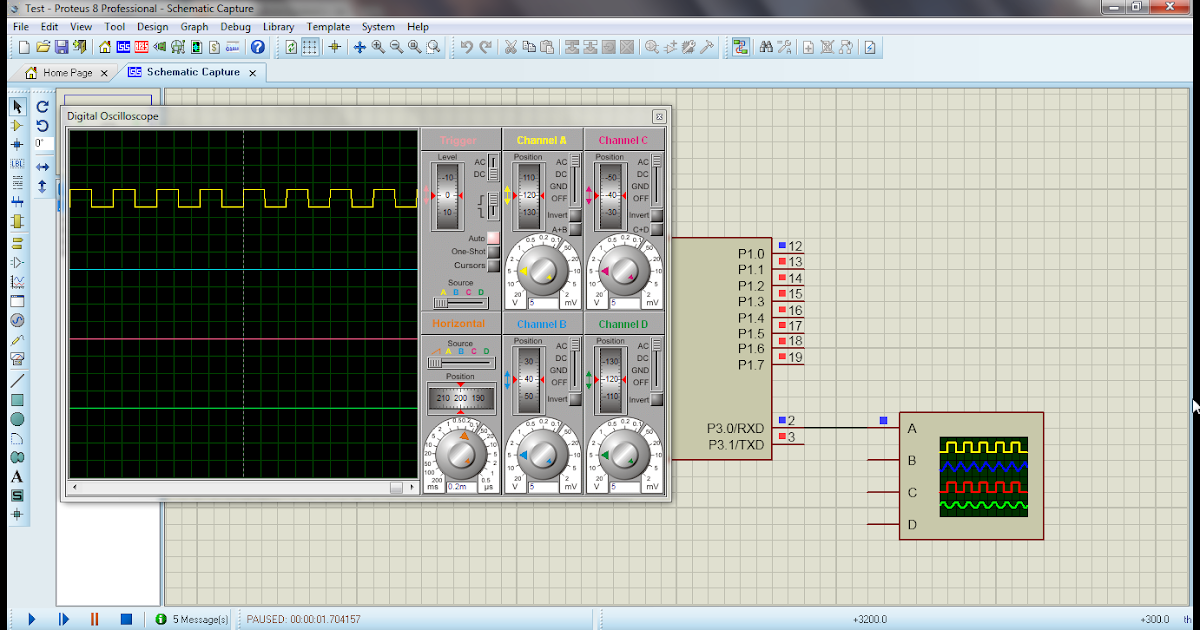 How to Use Timer-1 in AT89C1051 (8-bit Auto-Reload Mode)