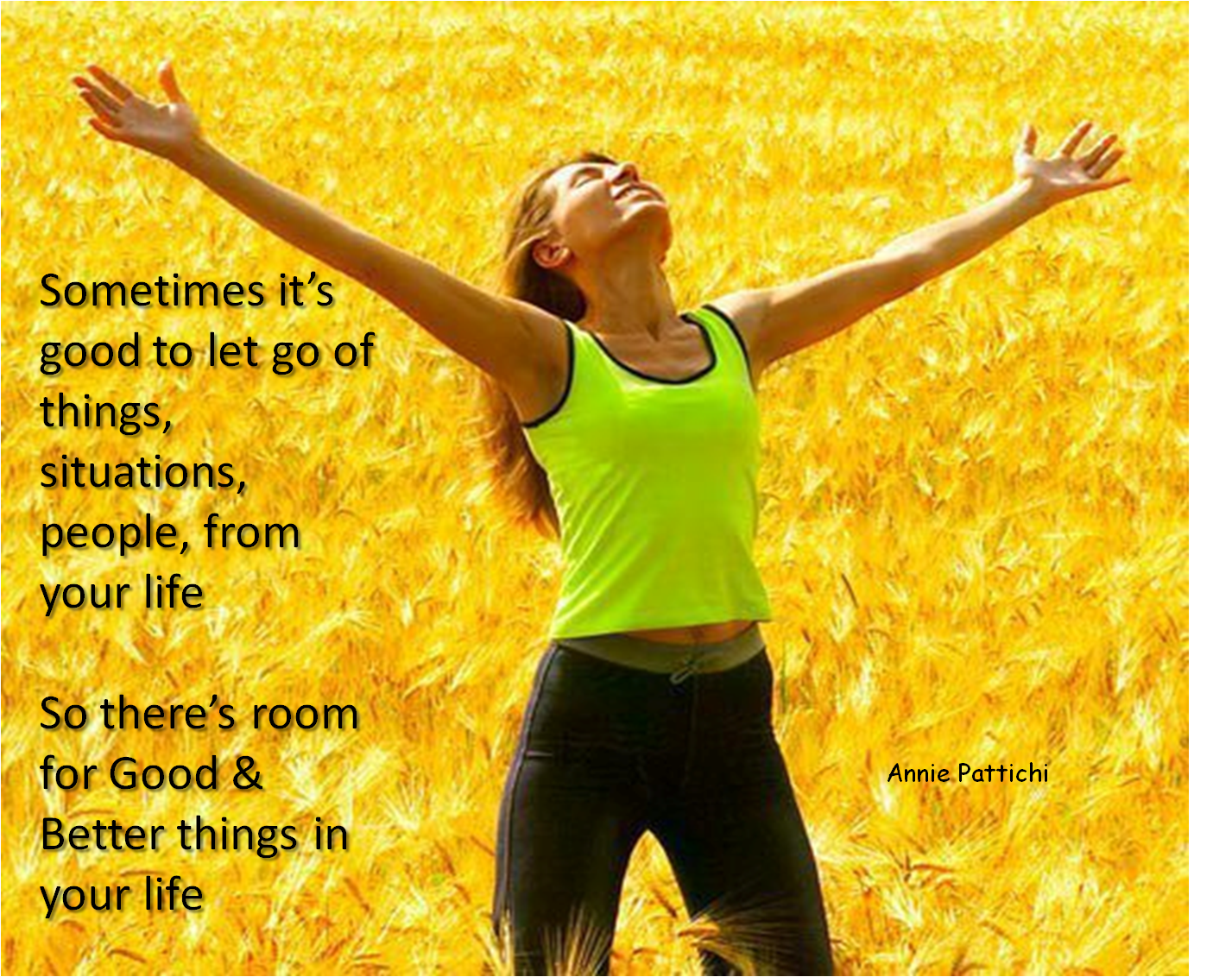 Transform Now: Let go