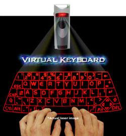 Teclado láser, Teclado virtual, el Futuro | Más que informática: