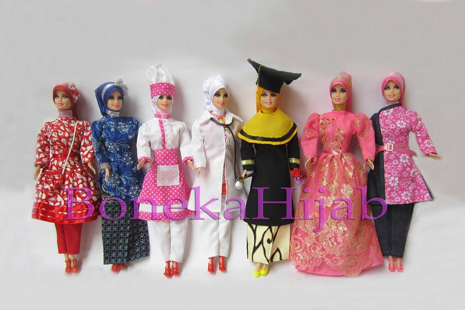 35 Konsep Top Baju Pengantin Muslimah Barbie